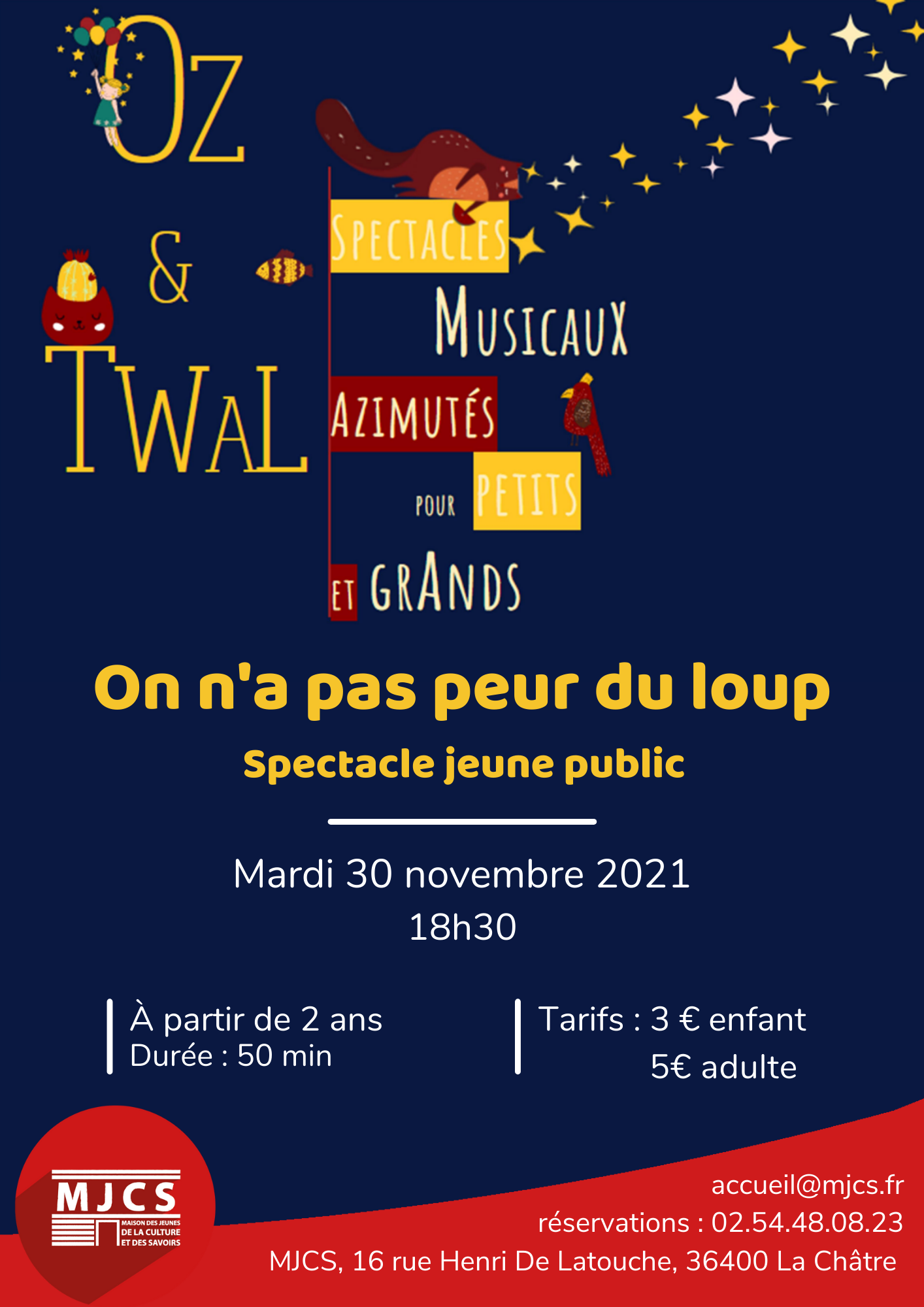 OZTWAL_On-na-pas-peur-du-loup - Carré Barré